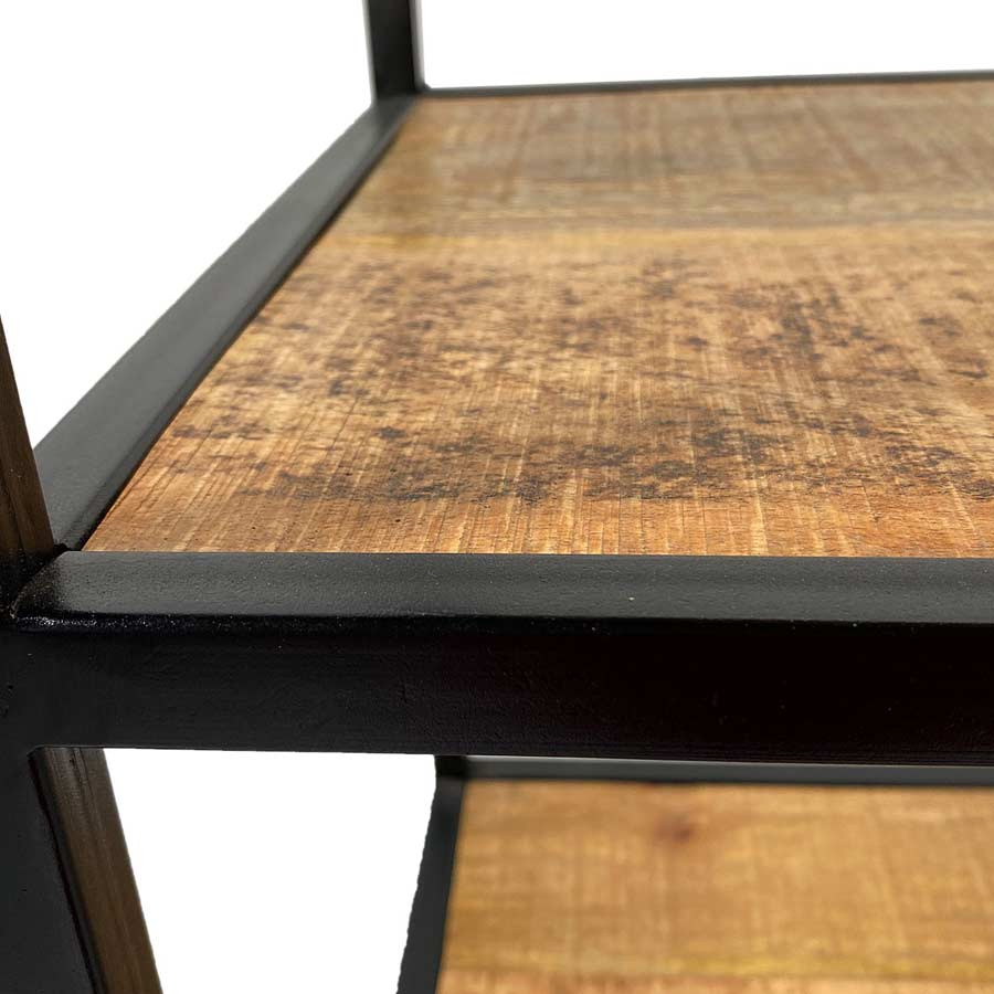 Mango Holz Standregal Industrie Design 180 cm @art-allee.de