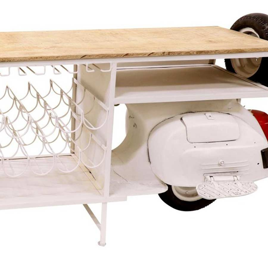 Weinregal Scooter Tresen Motoroller Theke kaufen bei Art Allee