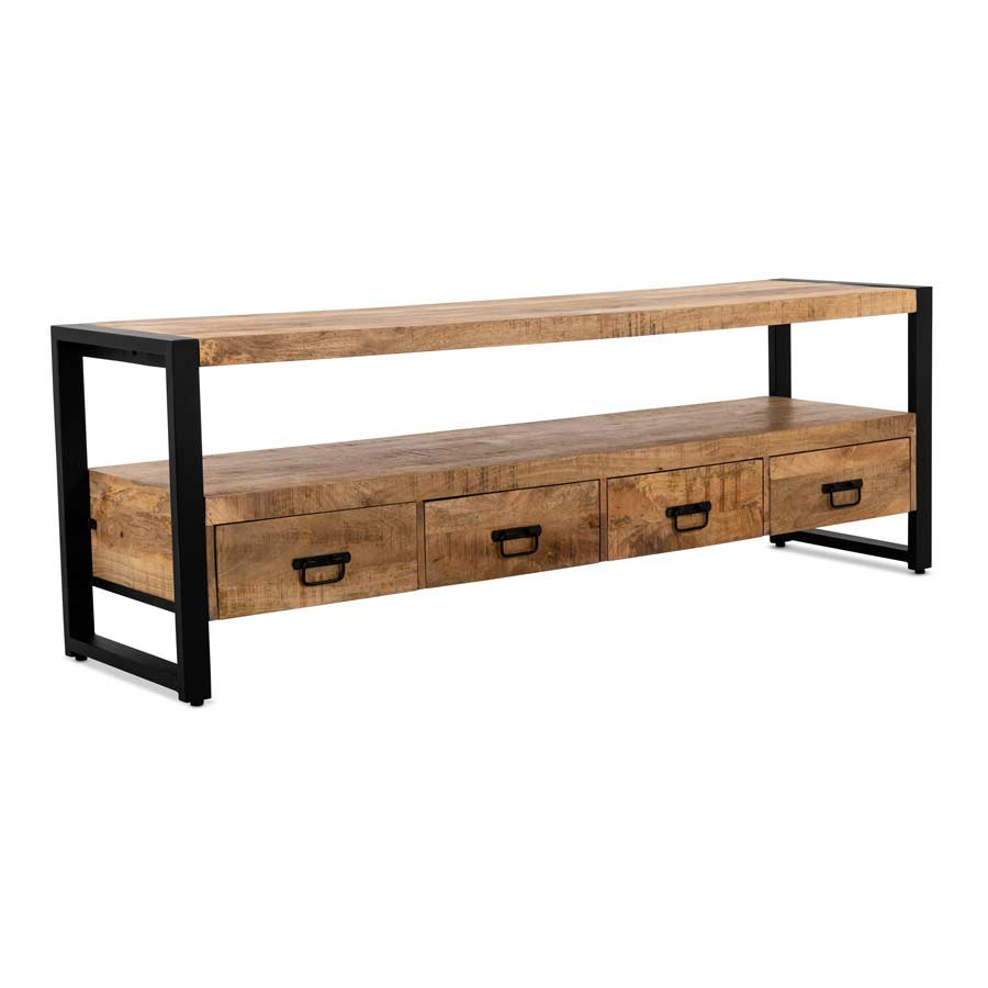 Tv Board Holz Metall