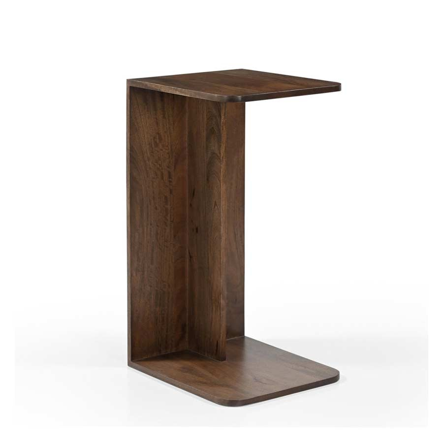 Sofatisch Jask im Japandi Stil 70 cm Walnuss Braun | Art Allee