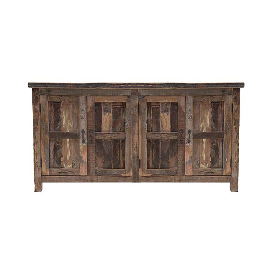 Sideboard grobes Altholz Shabby Chic 4 Türen150 cm