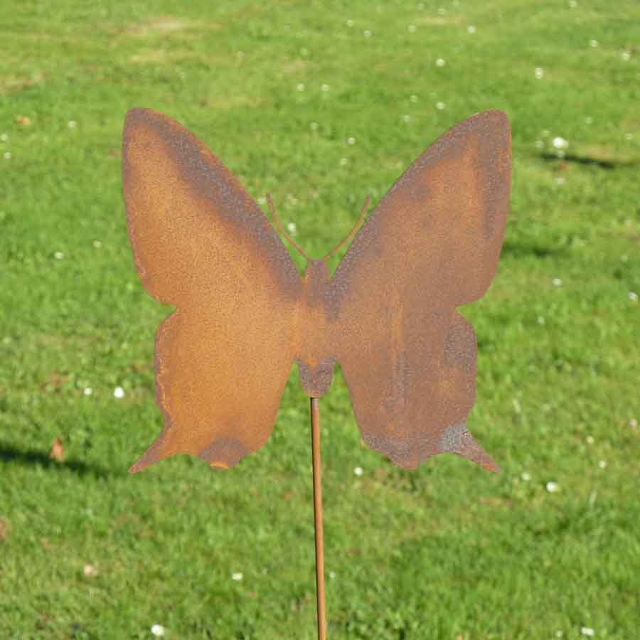 Metall Schmetterling Gartendeko Rost ¦ art-allee.de